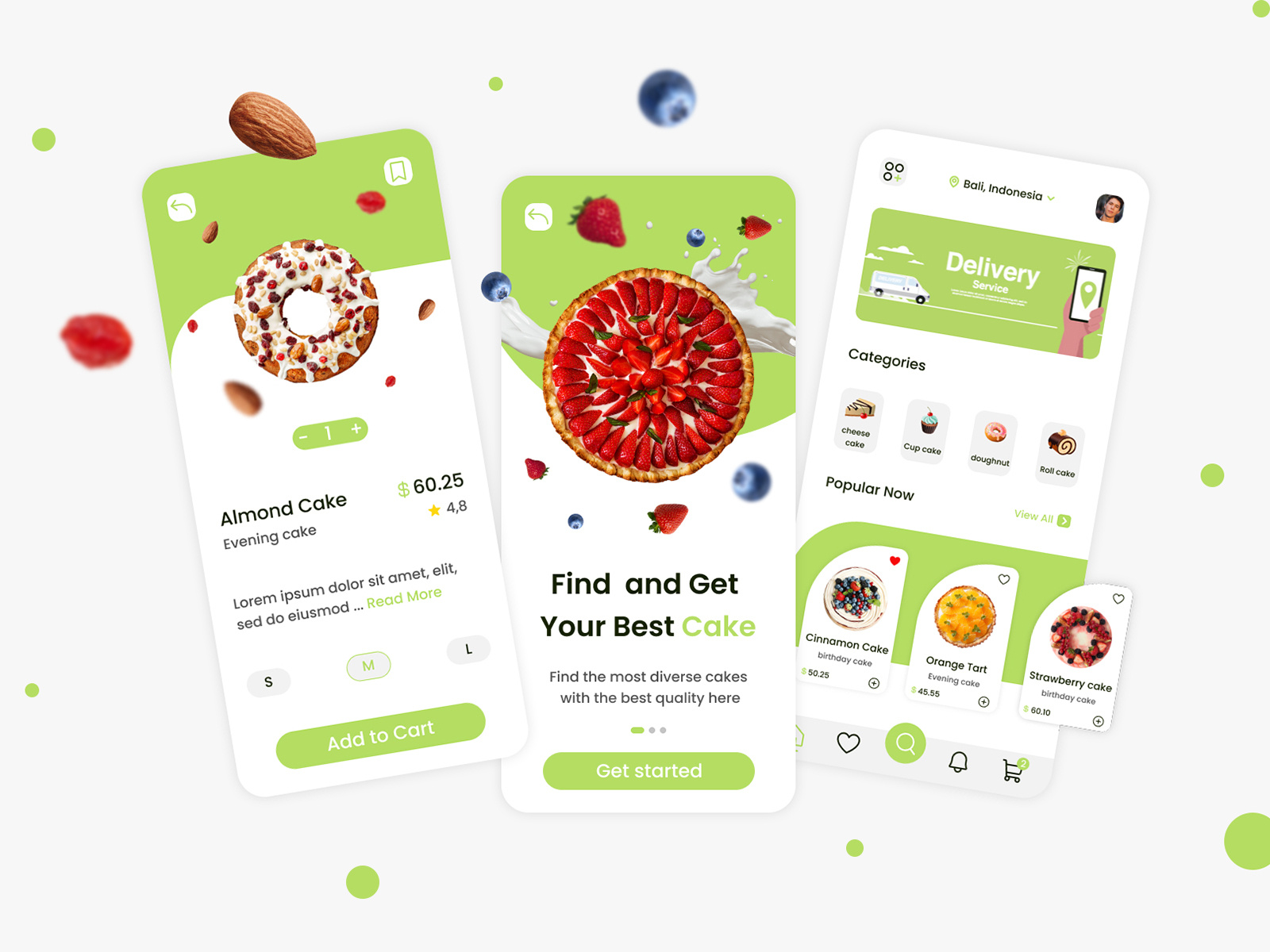 Cake Delivery App by mina_seyghal on Dribbble