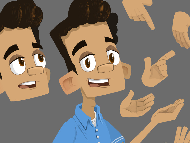 App Guide Character by Dave Armstrong on Dribbble