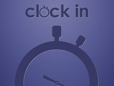 Clock In Logo by Ben Triola on Dribbble