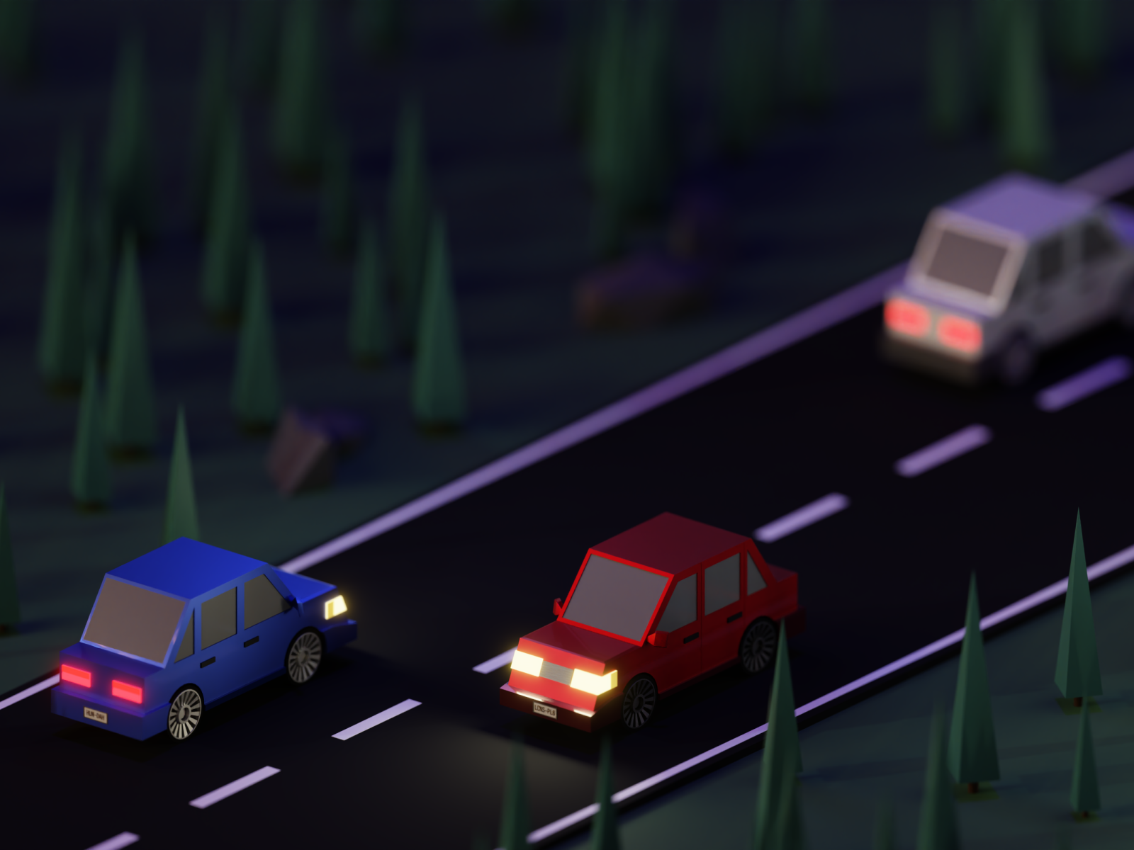 Nighttime Drive by Jad Limcaco on Dribbble