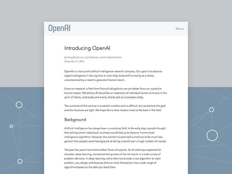 OpenAI by Jad Limcaco on Dribbble