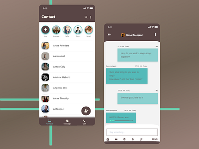 UI Design: Direct Messaging App by Ignatius cahyo gutomo on Dribbble