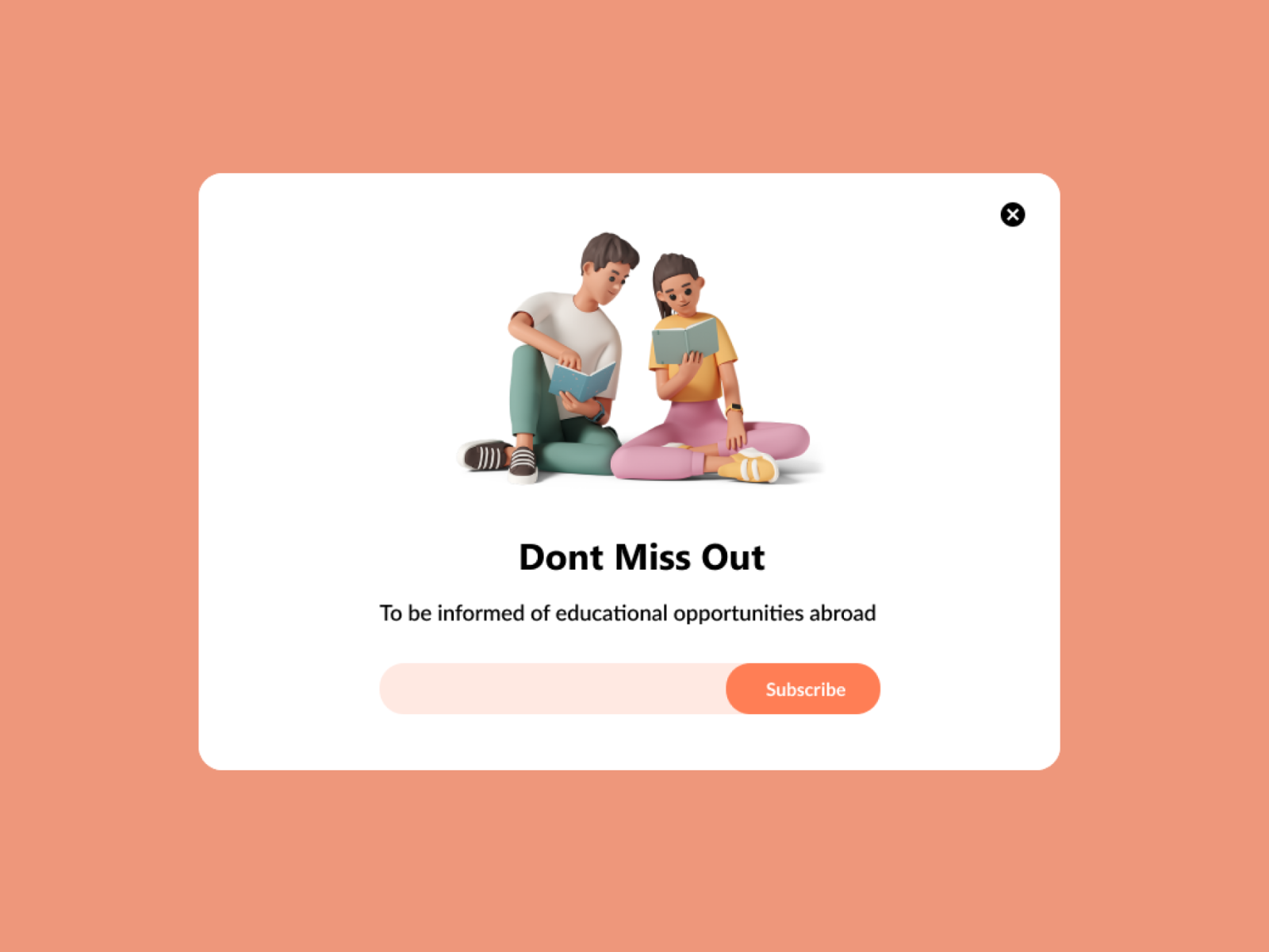 Design UI: Pop up Overlay Newsletter Website by Ignatius cahyo gutomo ...