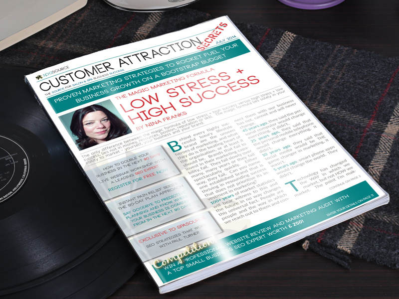 Cover page for newsletter by Neno Radić on Dribbble