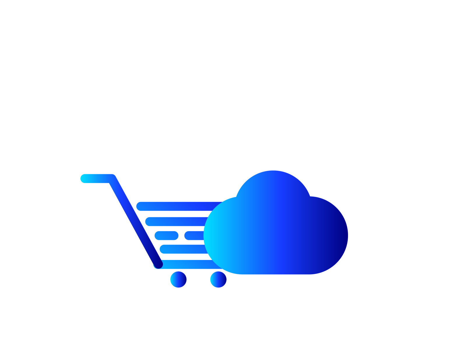 Cloud shop logo by Pranta Datta on Dribbble