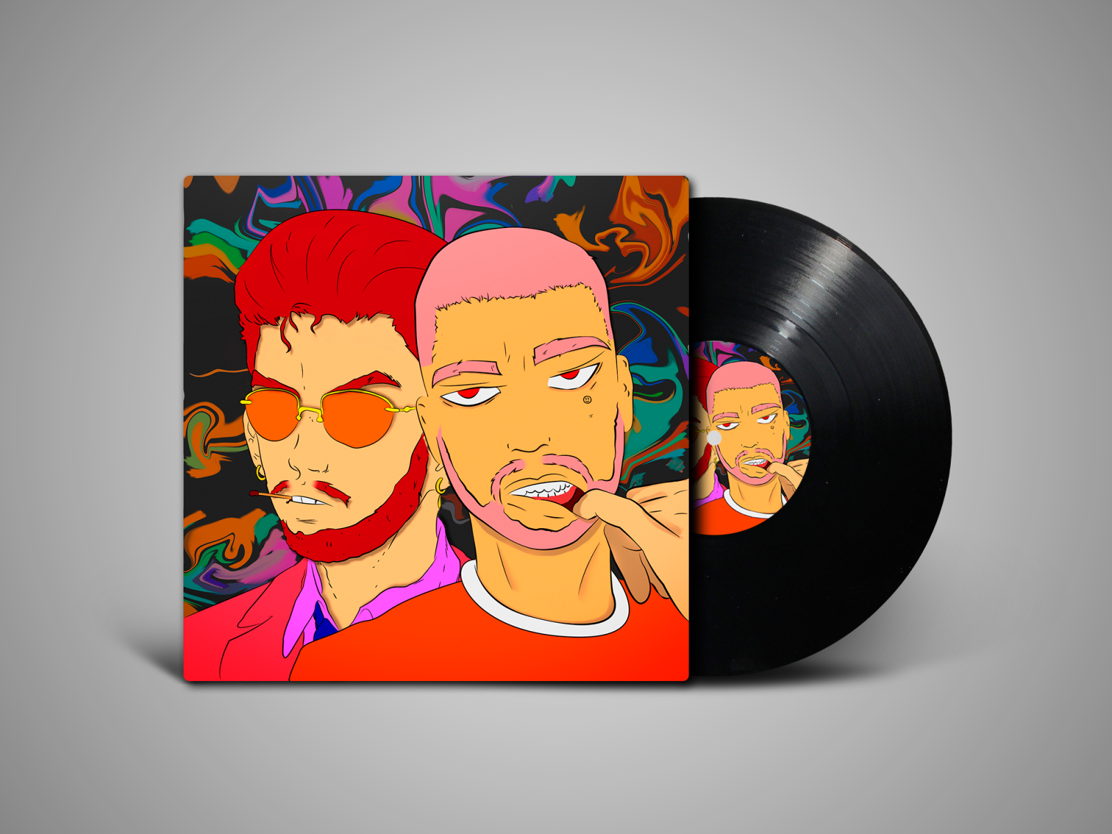 Cover art design Smiles by Black Clover on Dribbble