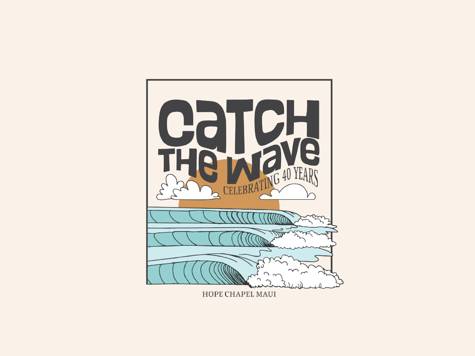 Merchandise Branding, Catch the Wave by Sarah Auslund on Dribbble