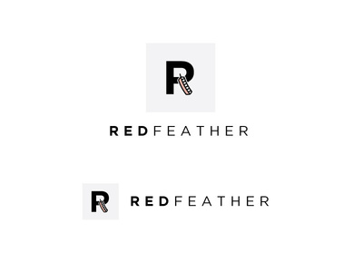 Red Feather Logo Concept by Margaret Haag - Dribbble