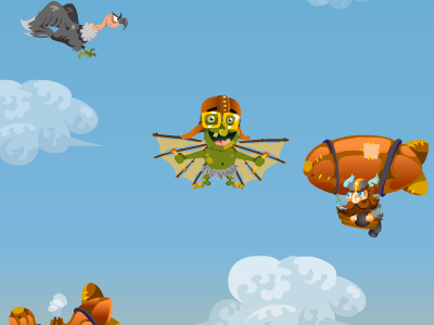 Goblin Flying Machine by Robert Podgórski on Dribbble