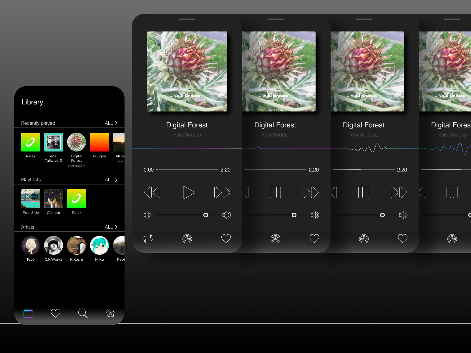 Music Player by CKWorks on Dribbble