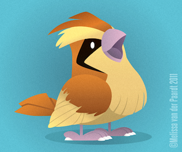 Wild Pokemon Appeared by Melissa van der Paardt on Dribbble