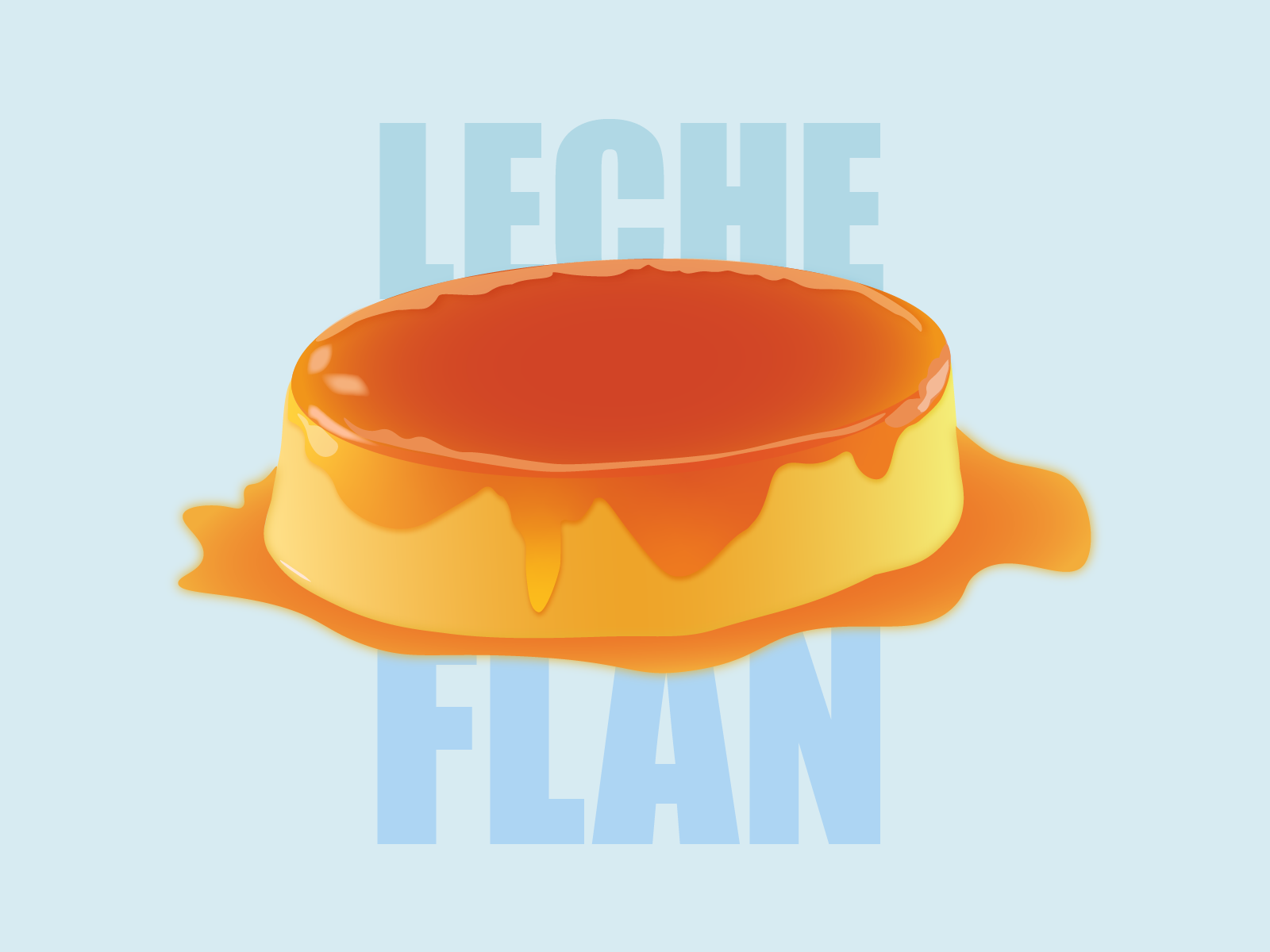 Leche Flan by Camille Nicodemus on Dribbble