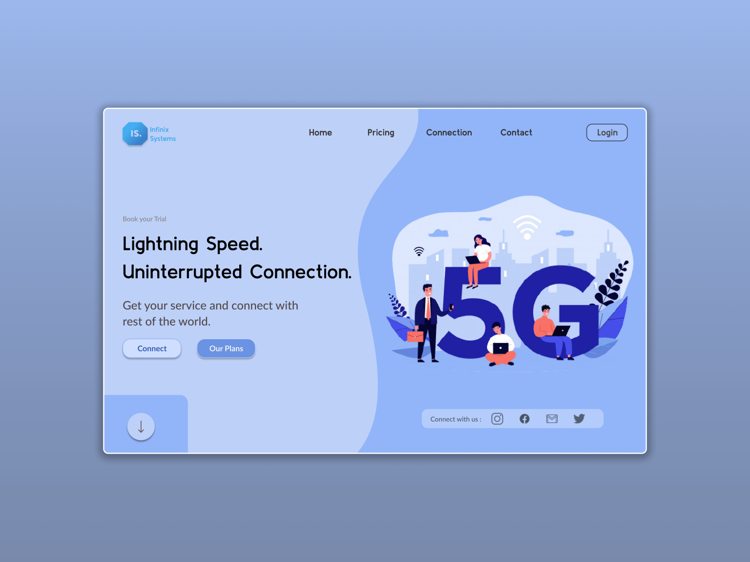 Internet Service Provider Web UI. by The Noobsters on Dribbble