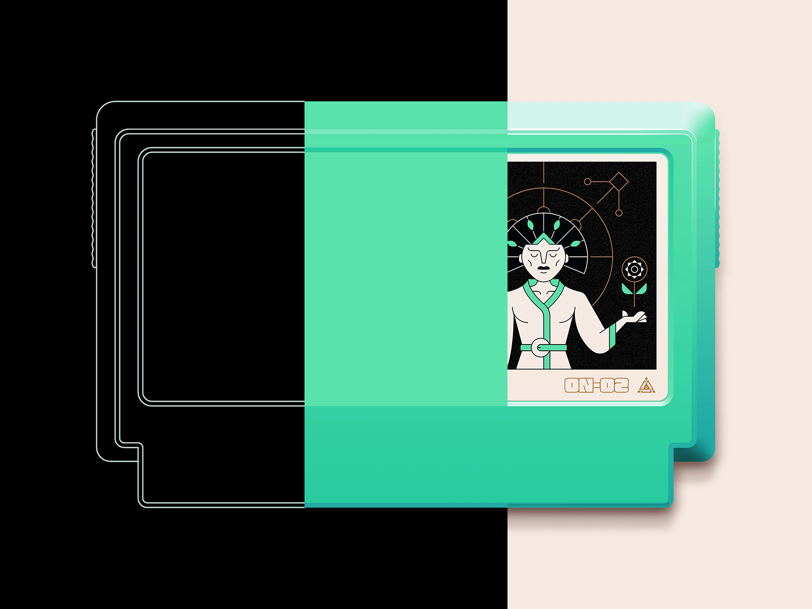 Vector Famicom Cartridge by Noah Jacobus on Dribbble