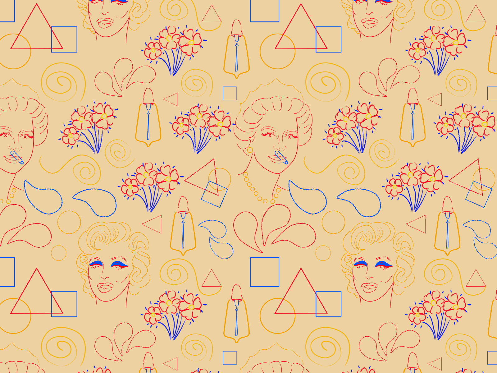 DESIGN MOVEMENTS PATTERN by Beatriz Moukaddem on Dribbble