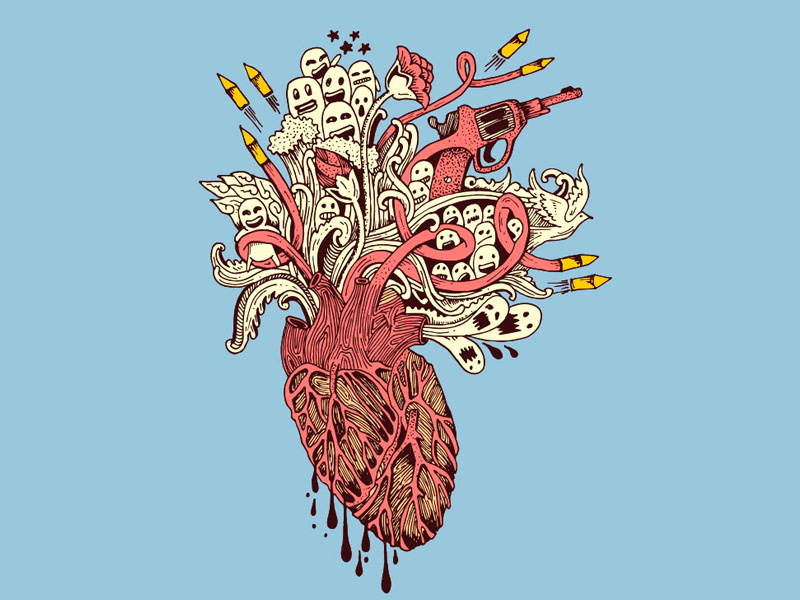 Heart War by Arwan Sutanto on Dribbble