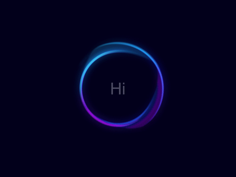 Hi Siri by chenxin on Dribbble