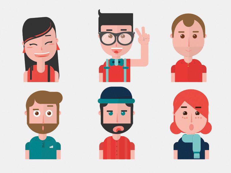 LangO Characters by Vanessa López on Dribbble