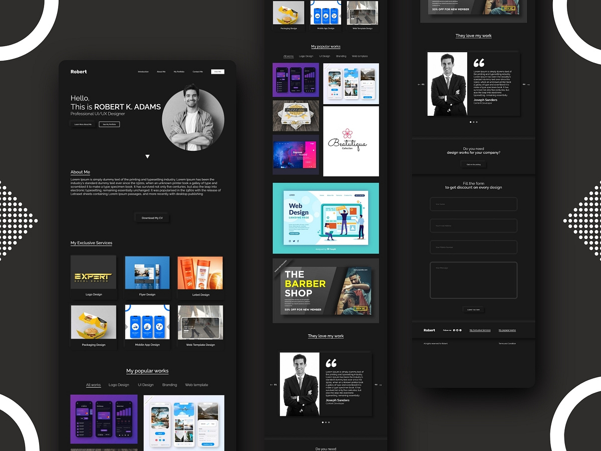 Browse thousands of UI UX Designer Portfolio images for design ...