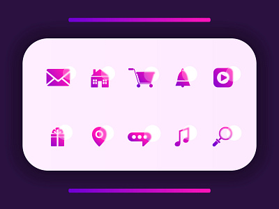 Web Icons-Icon Design for a Website. by Athiff Ruwaiz on Dribbble