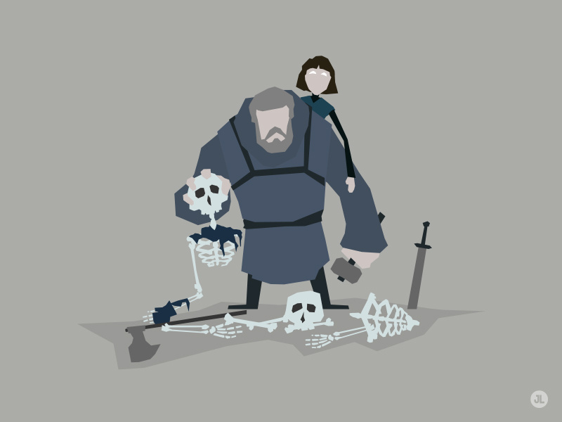 Hodor & Bran by Jerry Liu Studio on Dribbble