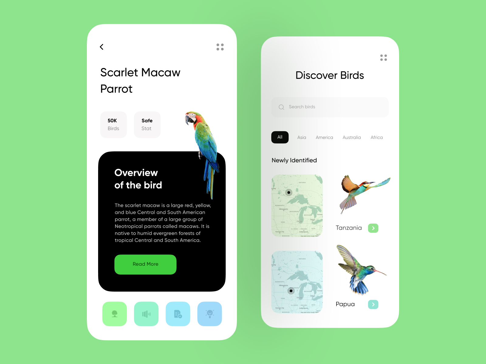 Aves - Birds app by Crazydes - UX UI Design Studio on Dribbble