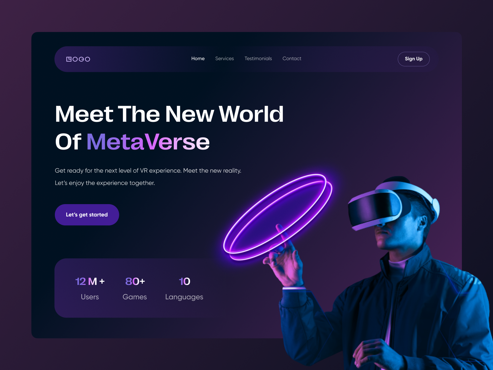 Metaweb - Metaverse Experience by Crazydes - UX UI Design Studio on ...