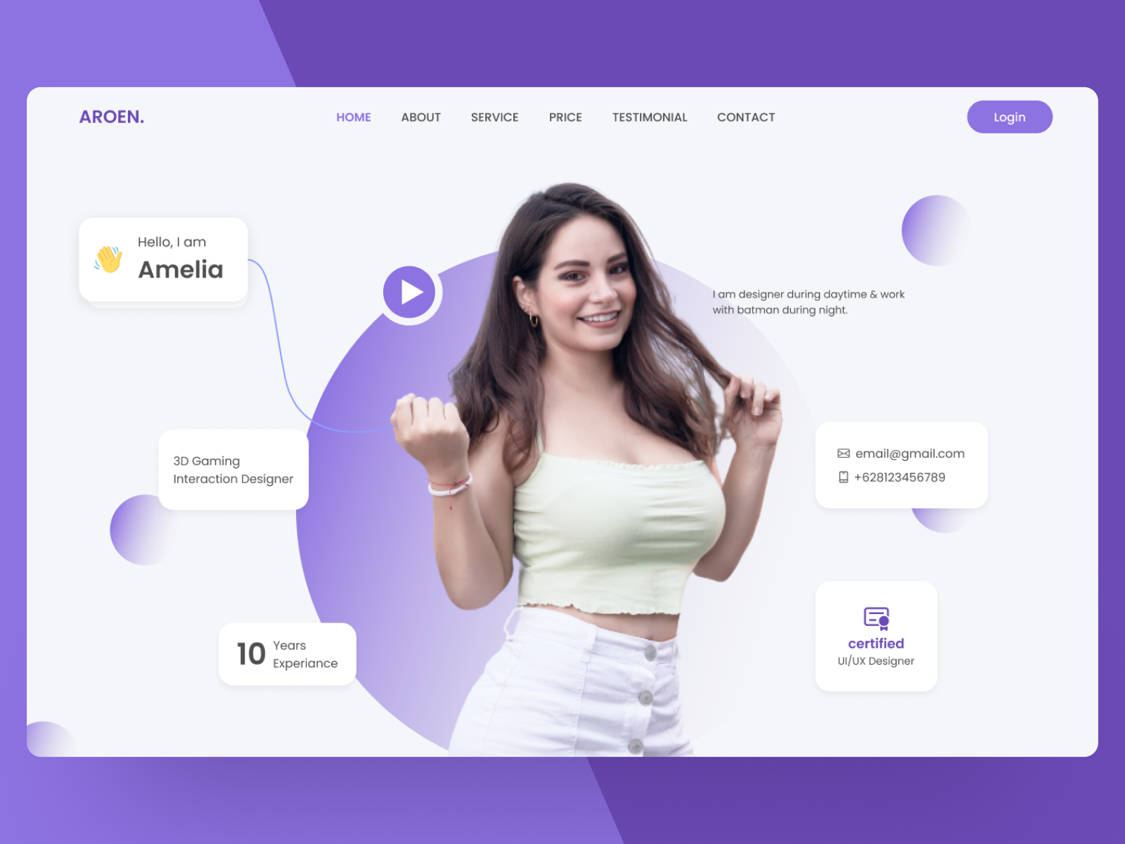 Aroen | Freelance UIUX Designer Portfolio by Muhammad Harun on Dribbble