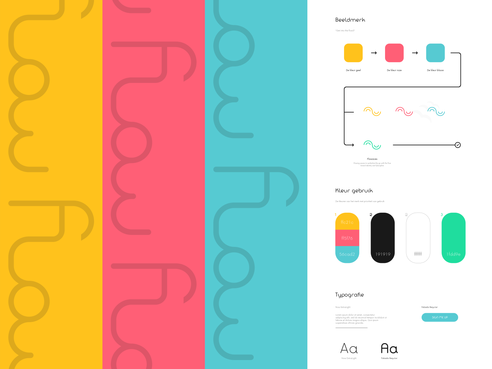 Flow3 Branding one pager by Wesign on Dribbble