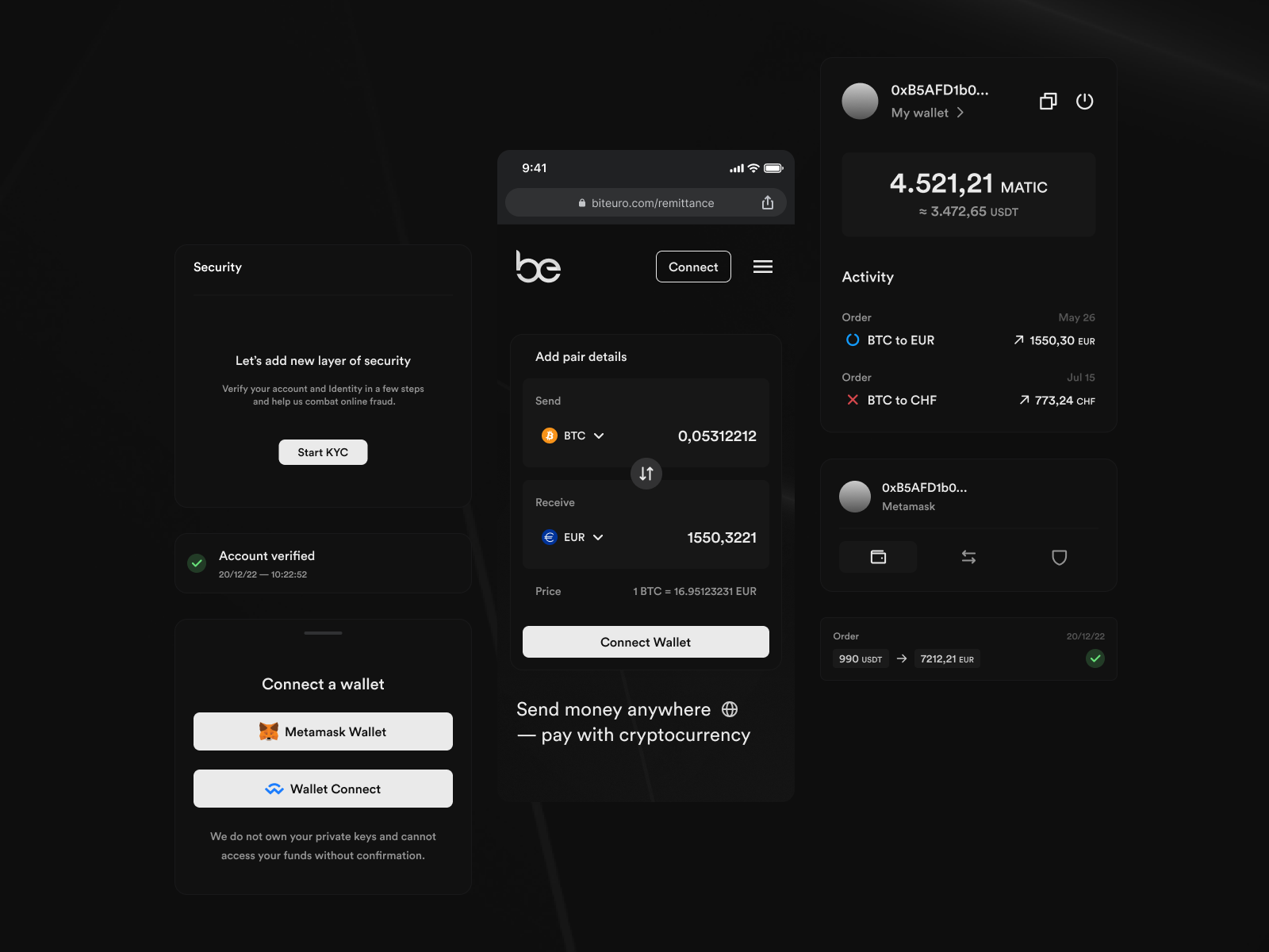 Crypto Exchange Components — Remittance® by Cristopher Echevarría on ...