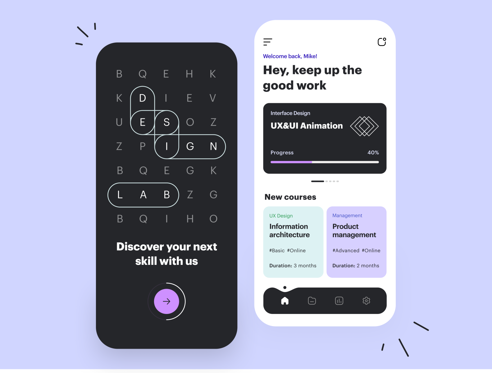 Design Lab - Online Education App by Anastasia Voznyuk on Dribbble