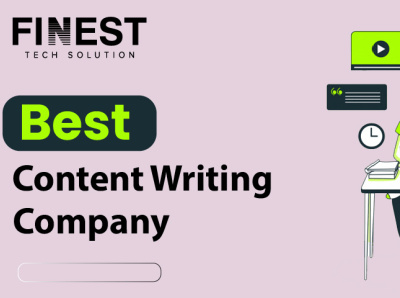 Best Content Writing Company by Finest Tech Solution on Dribbble