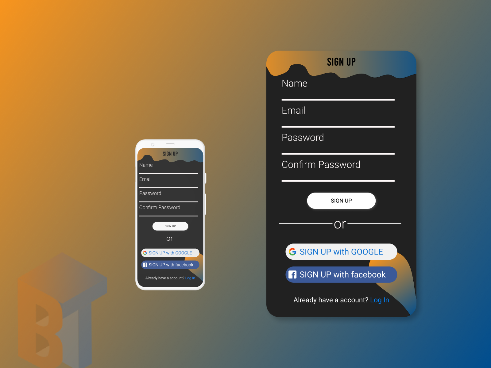 Daily ui challenge 001: Sign up page by D.J.S.R.Yashwnth on Dribbble