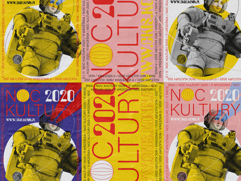 NOC KULTURY / culture night by Jacek Janiczak on Dribbble