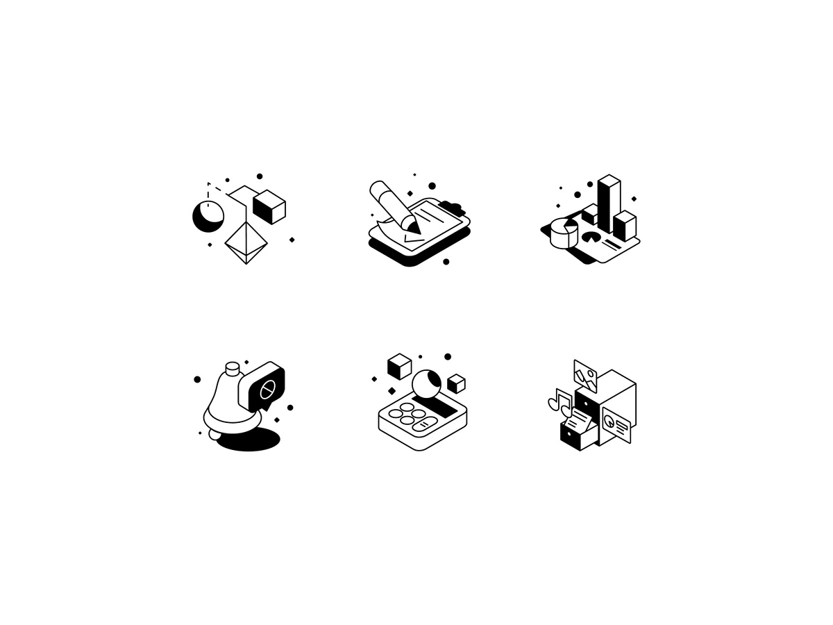 ARRAY icons set by Jacek Janiczak for tonik on Dribbble