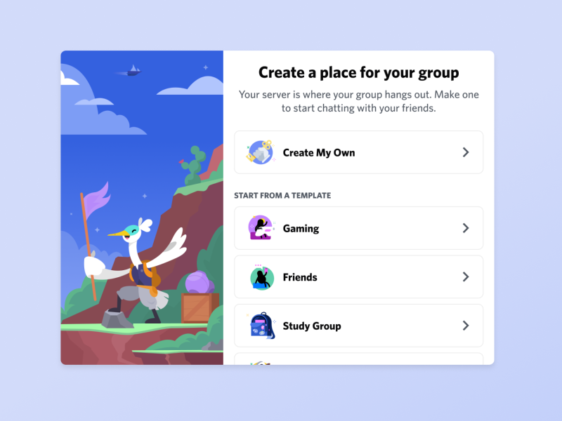 Discord Onboarding Flow by Daniel Destefanis on Dribbble