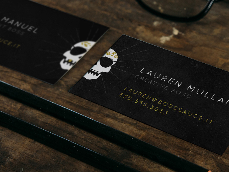 Boss Business Cards by Lauren Manuel on Dribbble