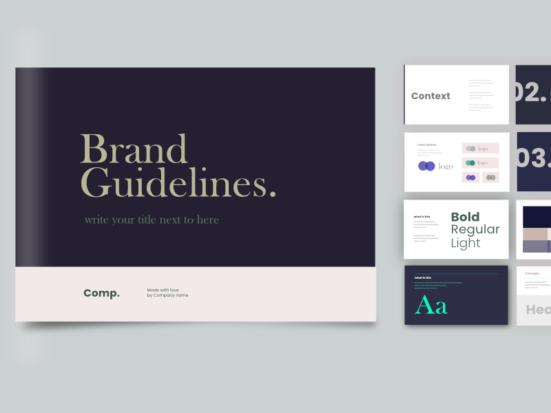 Brand Guidelines kegebills by Suresh Konjengbam on Dribbble