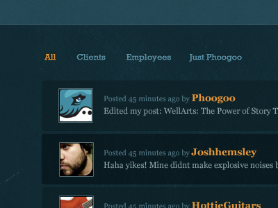 The Feed by Josh Hemsley on Dribbble