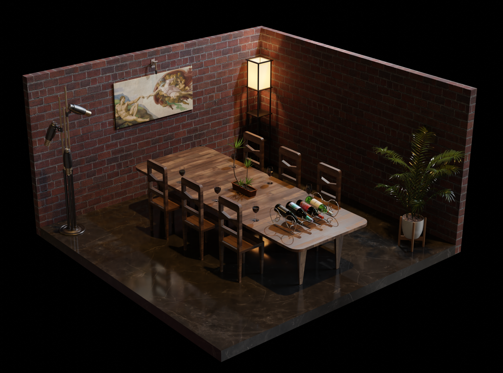 Dinner table by Himel Biswas on Dribbble
