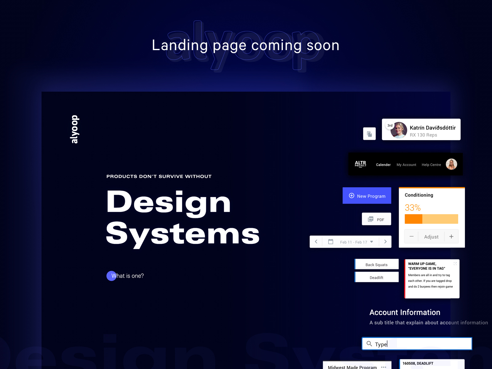 Design System | Landing Page Design by Alyoop on Dribbble