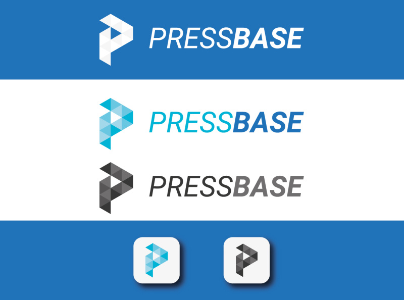 Pressbase Logo by MD NAYON KARIGOR on Dribbble
