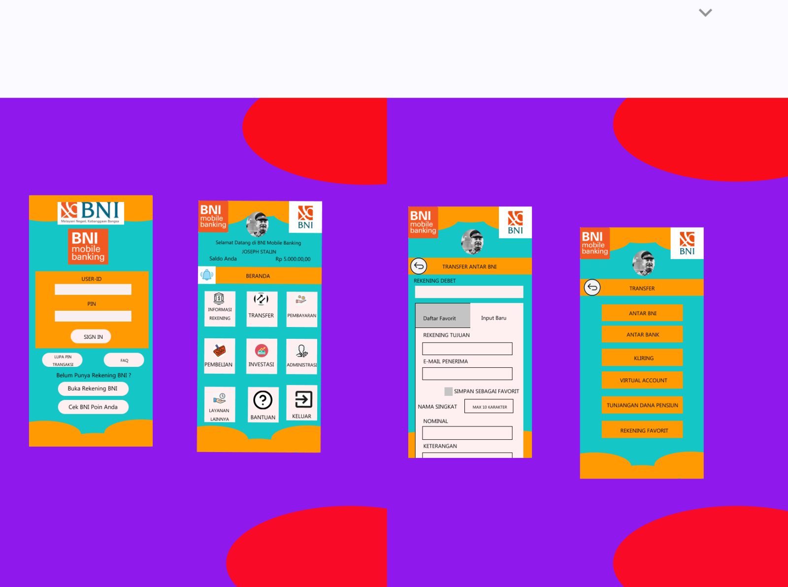 Dribbble - Desain UI Mobile Banking BNI (Copy).png by FerdyBSetiawan