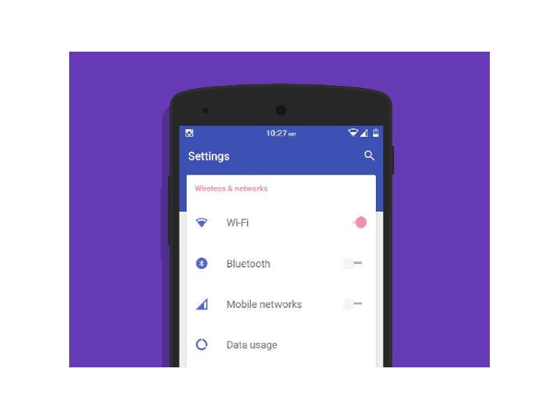 Material Design Settings on Android L by Flatomedia on Dribbble