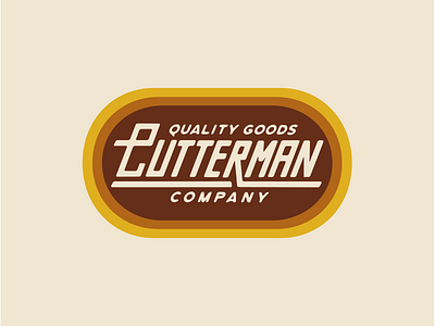 New badge Cutterman Co. by Alan Santana on Dribbble
