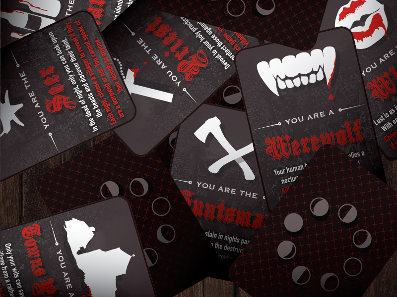 Werewolf Card Game Set by Brandon J. Lyon on Dribbble