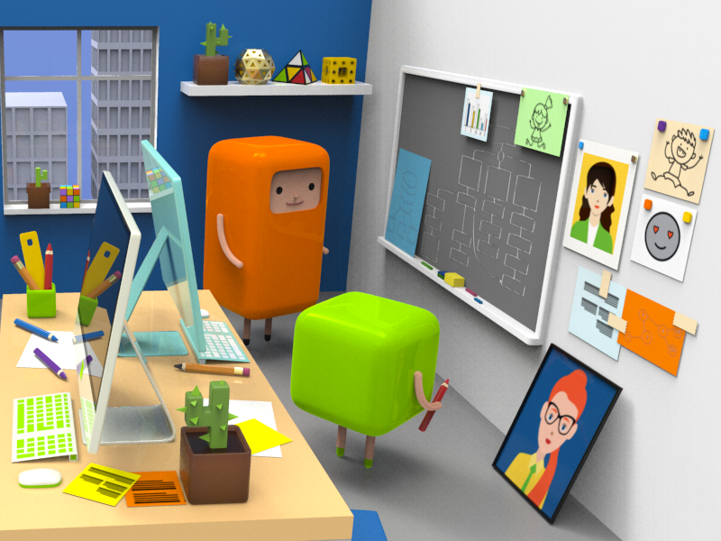 UX Team Room / part.4 by George Railean on Dribbble