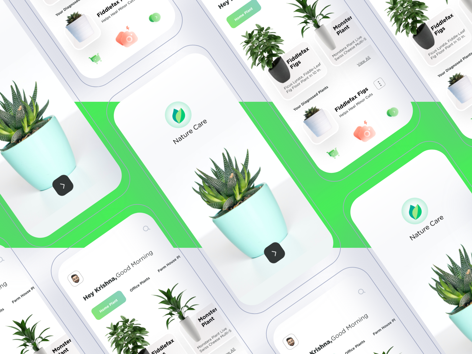 Plant care UI App design by Kaizentechservice on Dribbble