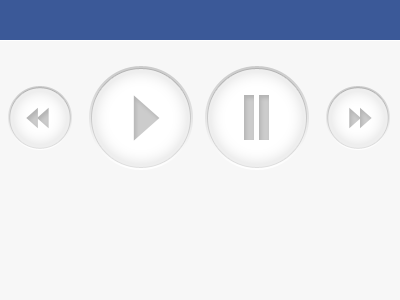 Video Player Button Controls by Patrick Grady on Dribbble