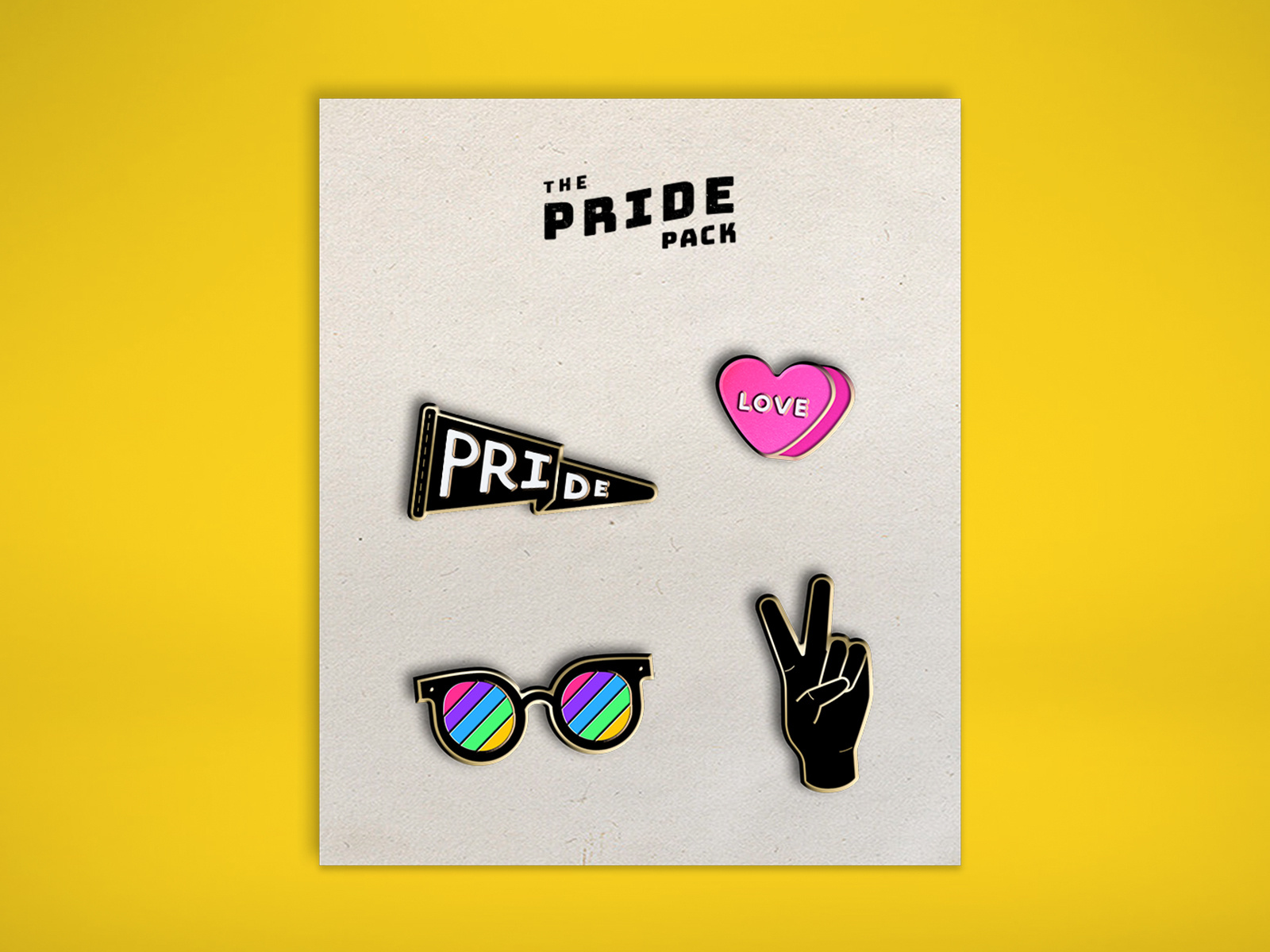 Pride Enamel Pins by Leigh Anne for CapTech on Dribbble